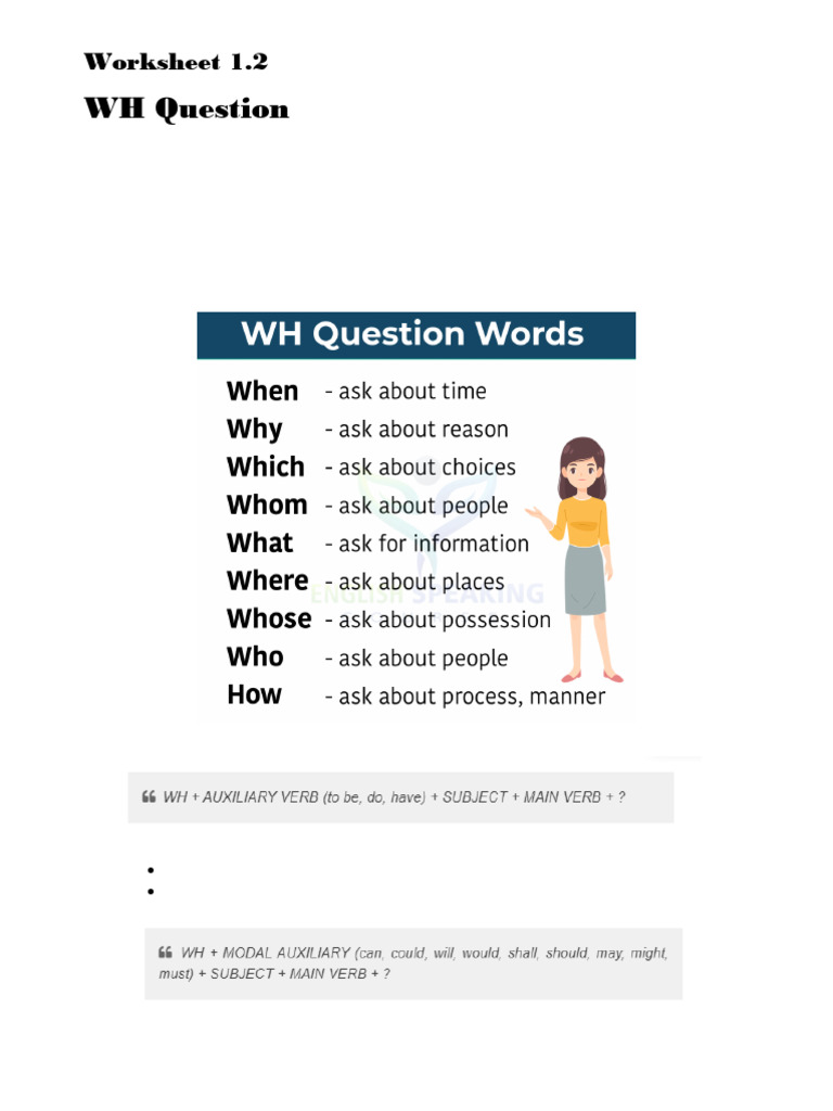 Panduan Lengkap WH Questions | PDF