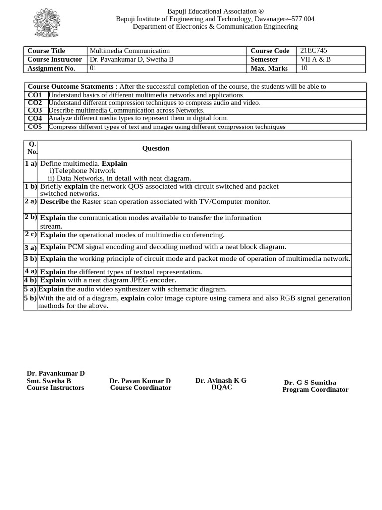 MC Assignment | PDF | Data Compression | Multimedia