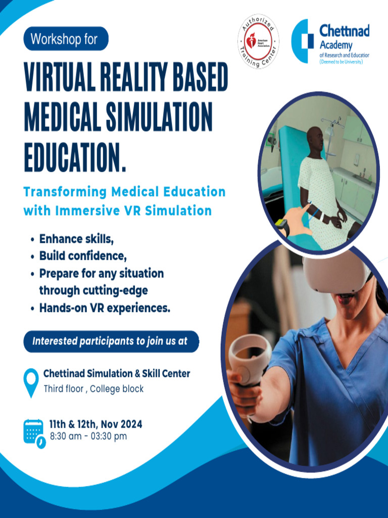 Virtual Reality based Medical Simulation education. | PDF