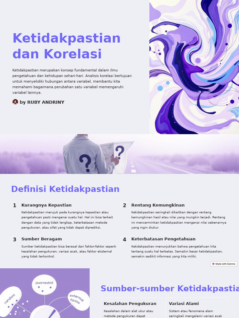 Ketidakpastian Dan Korelasi | PDF