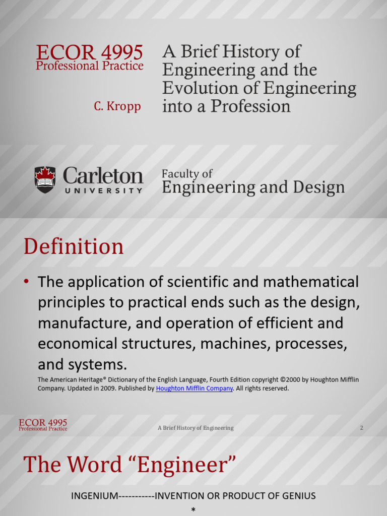 History and Evolution of Engineering | PDF | Engineering | Common Era