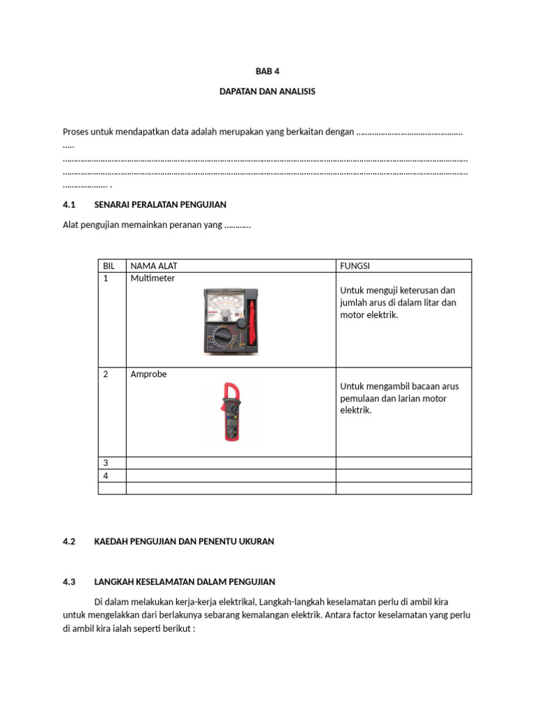 contoh BAB 4 | PDF