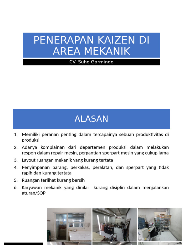 Penerapan Kaizen di Area Mekanik | PDF