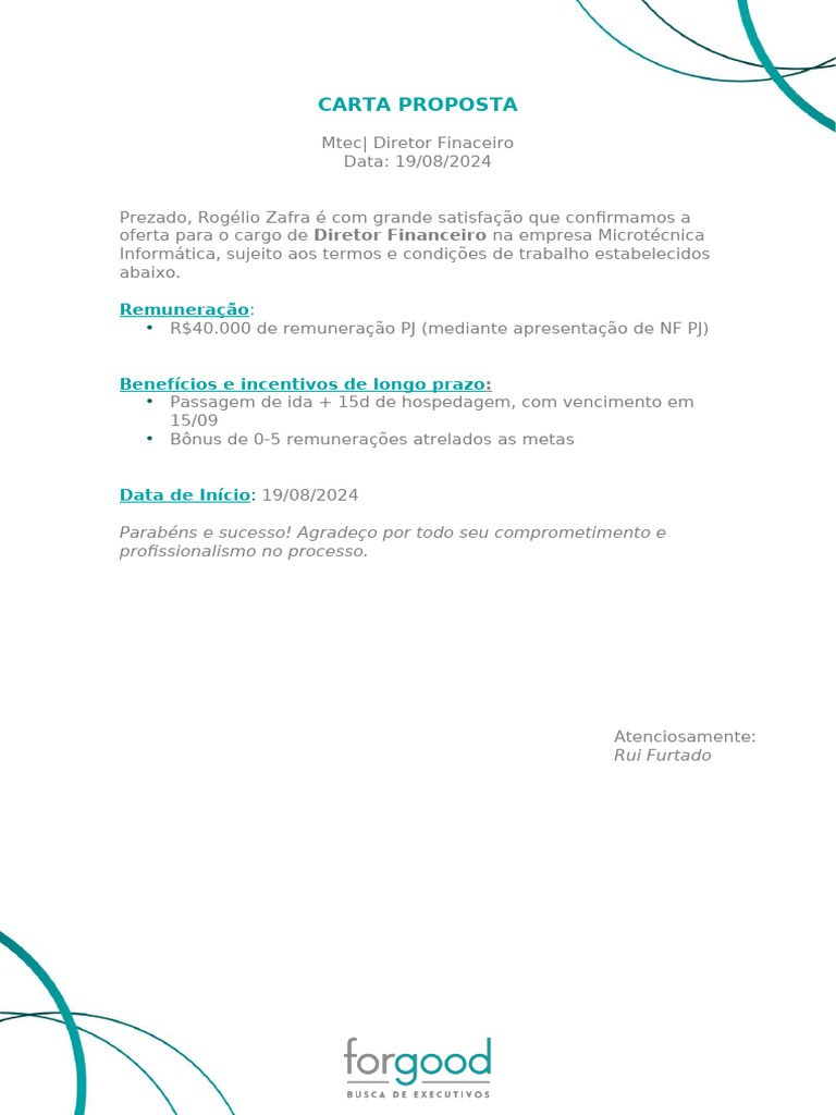 Carta Proposta | PDF