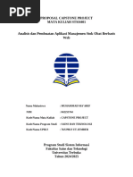 Proposal Capstone Kelompok 1 | PDF | Seni