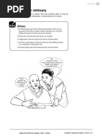 9fal Informal Writing 9 Obituary | PDF