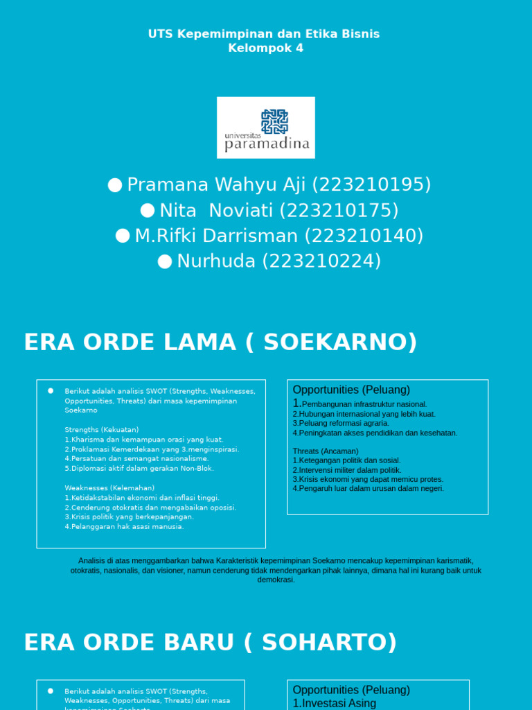 UTS Kepemimpinan kelompok PPT | PDF