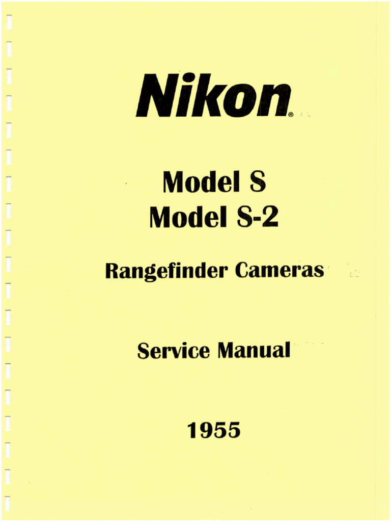 Nikon S-S2-Rangefinder | PDF