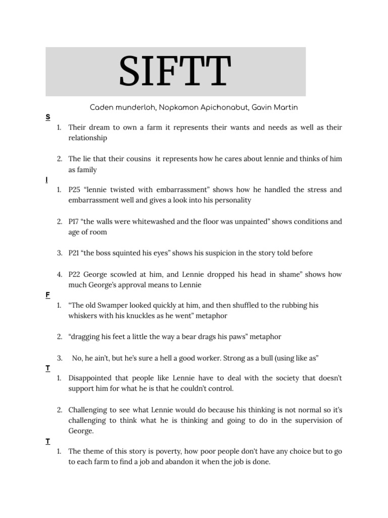Siftt | PDF