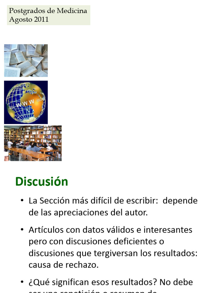 Guía para Redactar la Discusión Científica | PDF