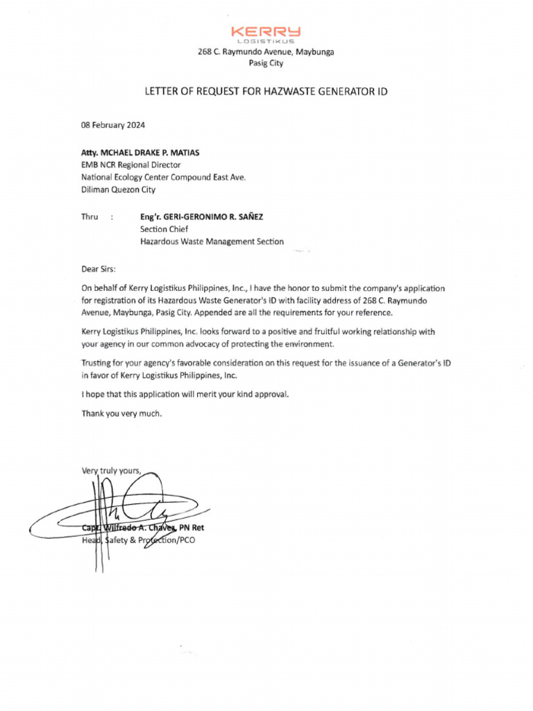 Official Letter of Request | PDF