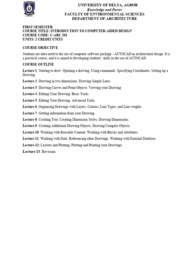 AutoCAD outline | PDF