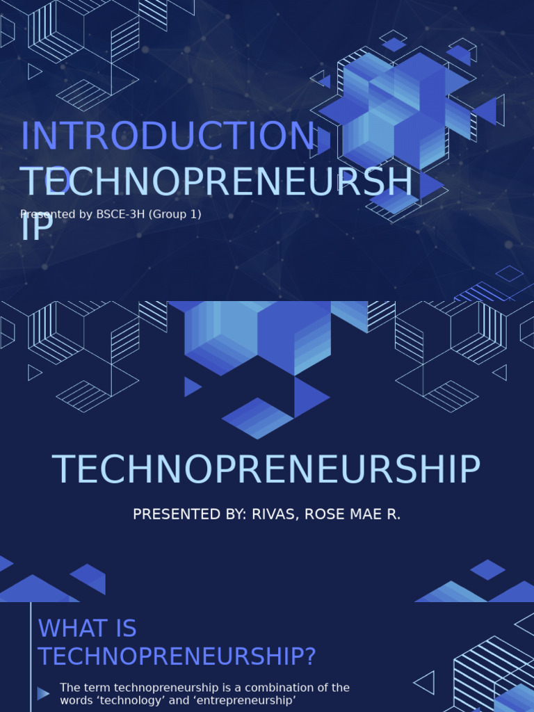 Chapter 1 - Introduction to Technopreneurship | PDF | Entrepreneurship ... Chapter 1 - Introduction to Technopreneurship | PDF | Entrepreneurship ...