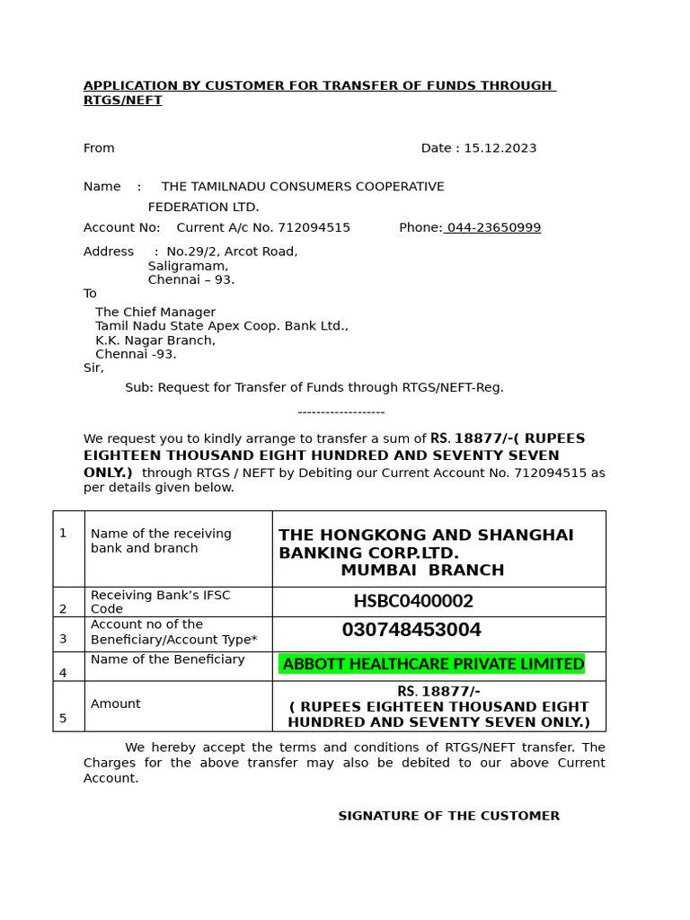 Abbott Health Care Limited | PDF | Banks | Service Industries