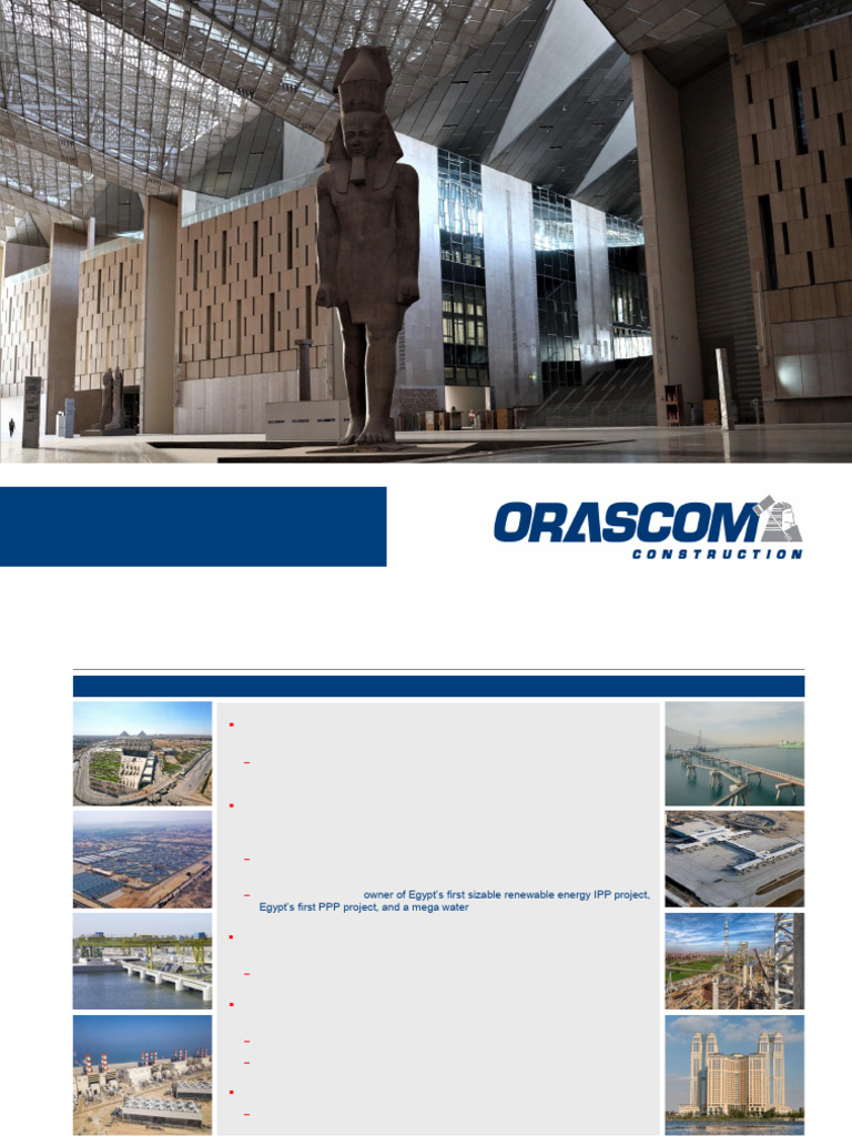 Orascom Construction PLC Corporate Presentation Feb 2024 | PDF | Egypt | Revenue
