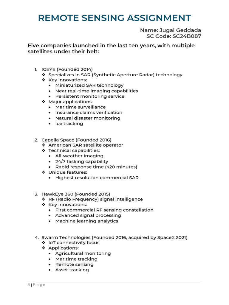 ISS Assignment | PDF