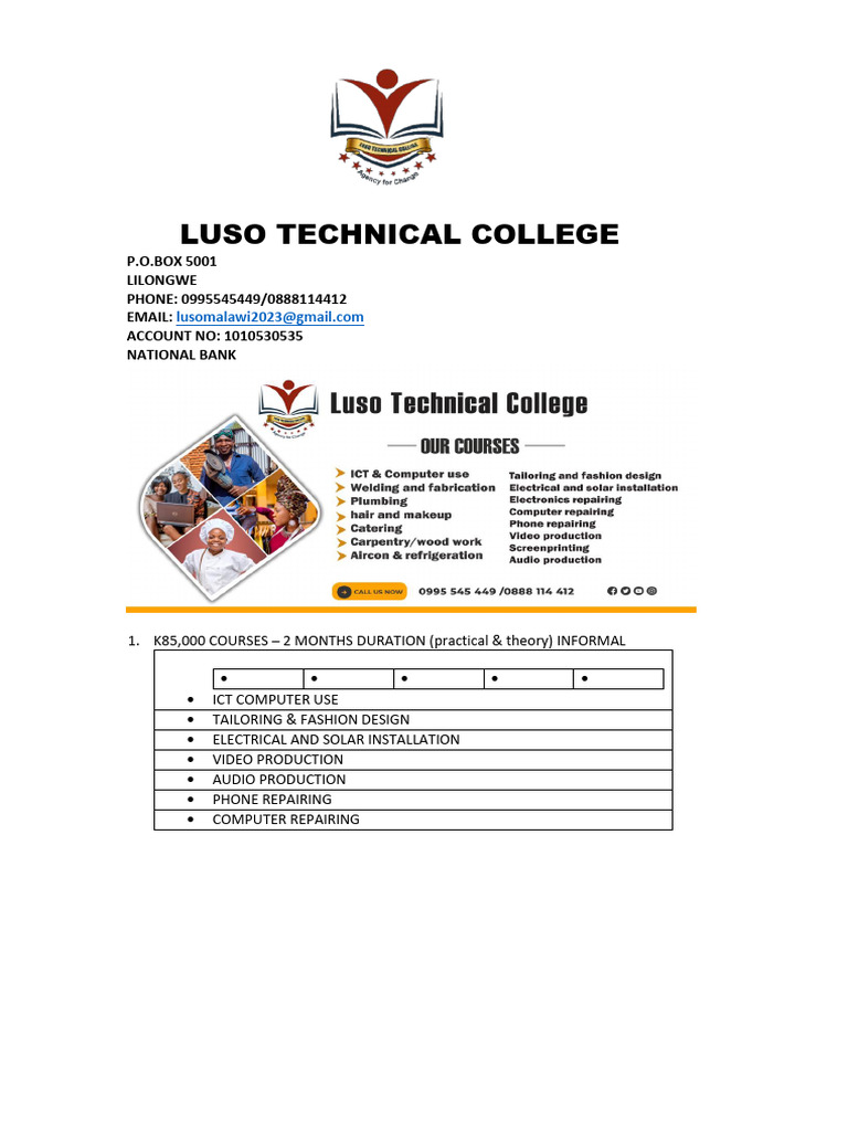 2024 Entry Form - Luso College | PDF