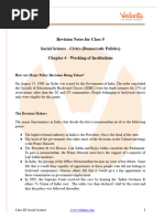 Class - 9 Civics Notes Chapter - 4 Working - of - Institutions | PDF ...