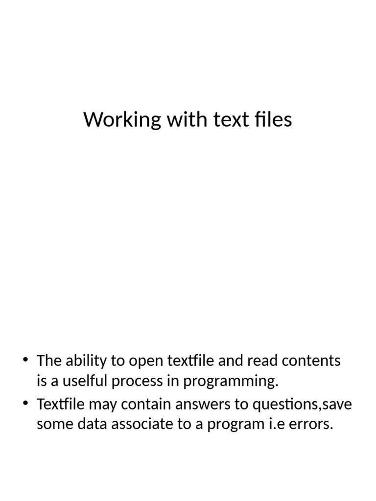 Slide9 | PDF | Filename | Text File