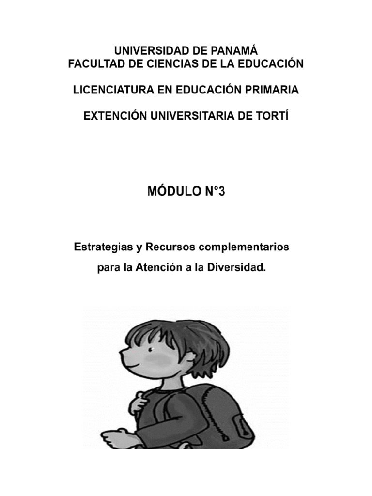 Módulo # 3 Atención a La Diversidad | PDF | Plan de estudios | Aprendizaje