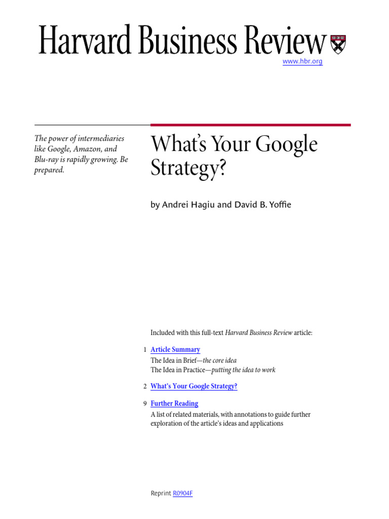 Whats Your Google Strategy Pdf Nokia Application Software