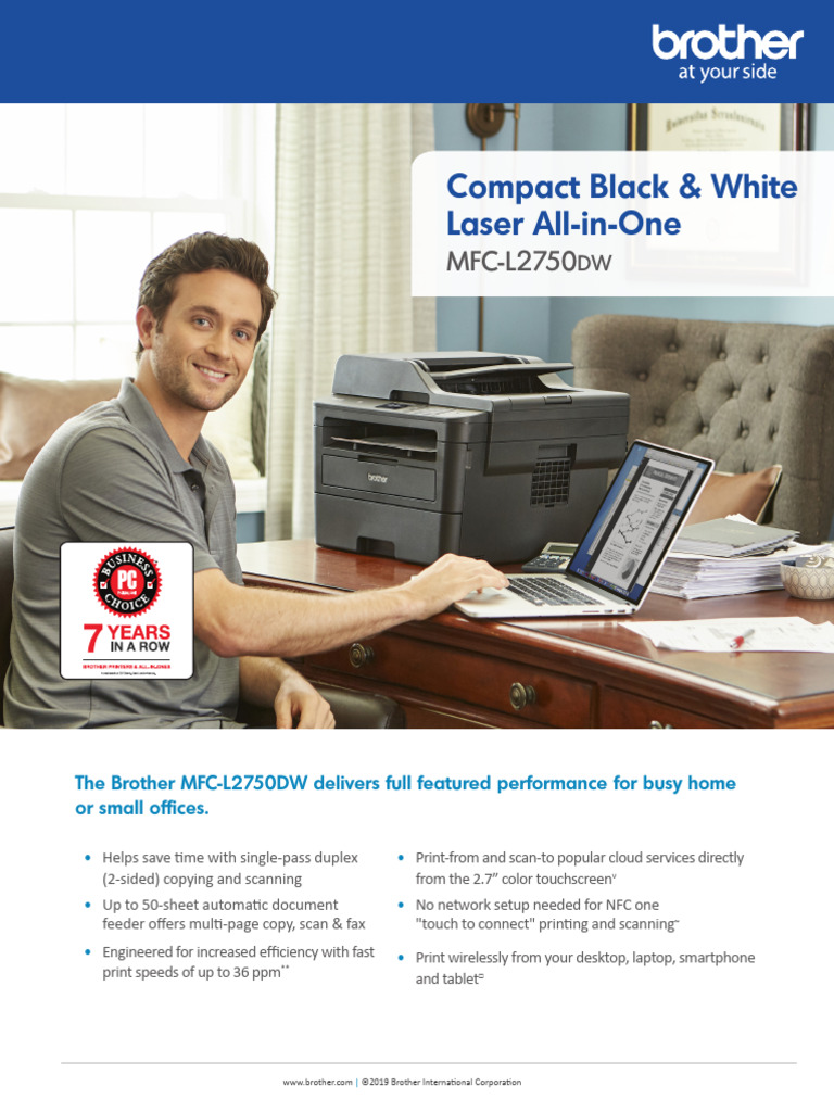MFC-L2750DW_Brochure_919 | PDF | Image Scanner | Computer Hardware