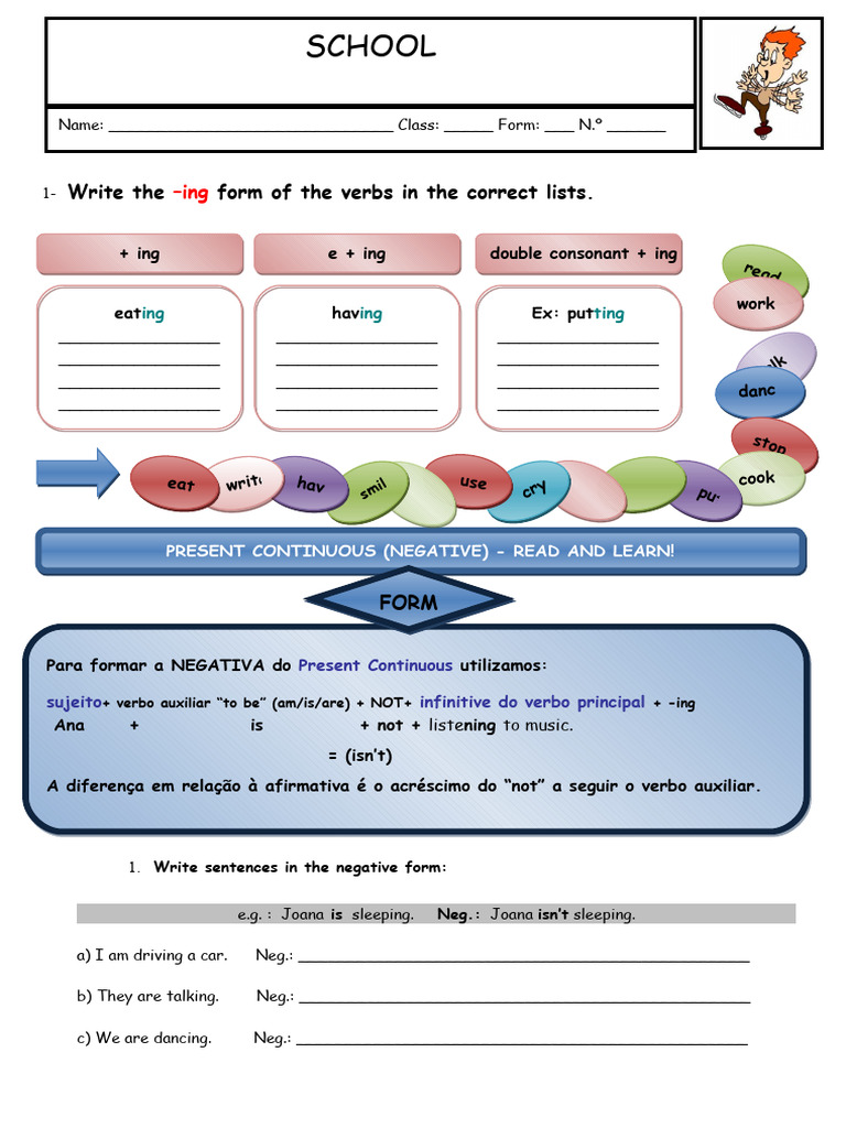 Negative Worksheet Page 2 | PDF | Linguistic Morphology | Language ...