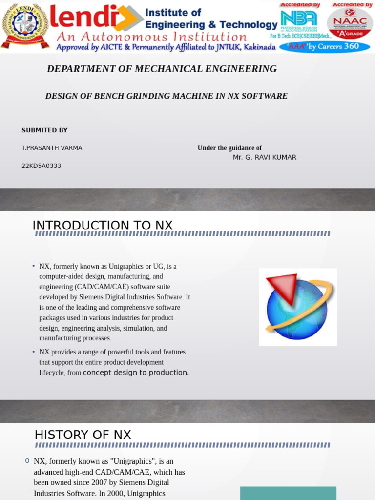 Nx Project Ppt | PDF | Grinding (Abrasive Cutting)