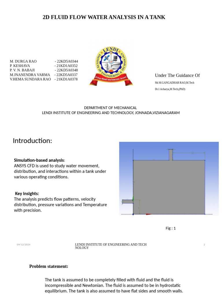 Cfd Final Ppt | PDF | Contour Line | Fluid Dynamics