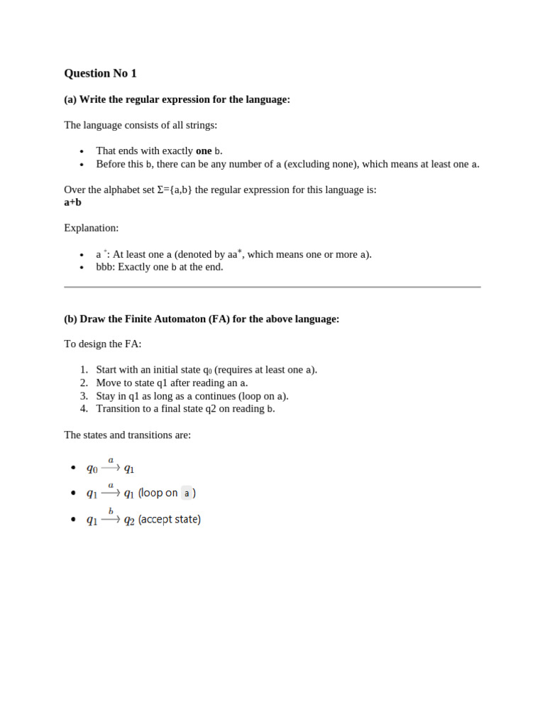 Regular Expressions and Finite Automata Guide | PDF