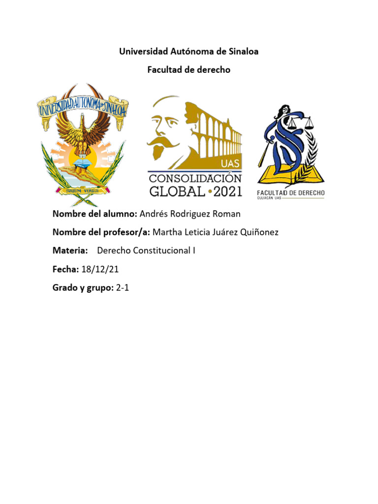 Evidencia de Aprendizaje Fundamente La Naturaleza, Estructura, Funcionamiento y Facultades Del ...