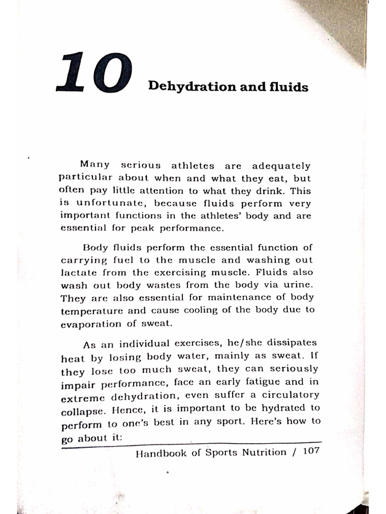 Chapter 10 Dehydration and Fluids | PDF