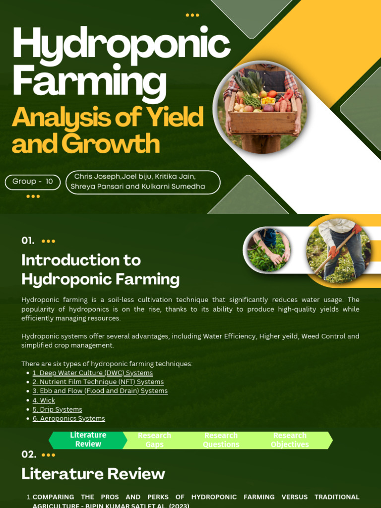 Hydroponic Farming (1) | PDF | Hydroponics | Agriculture