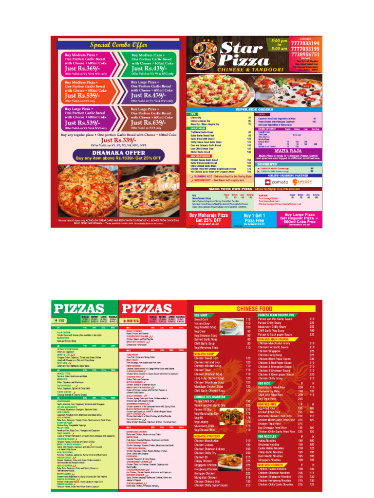 3 Star Pizza | PDF
