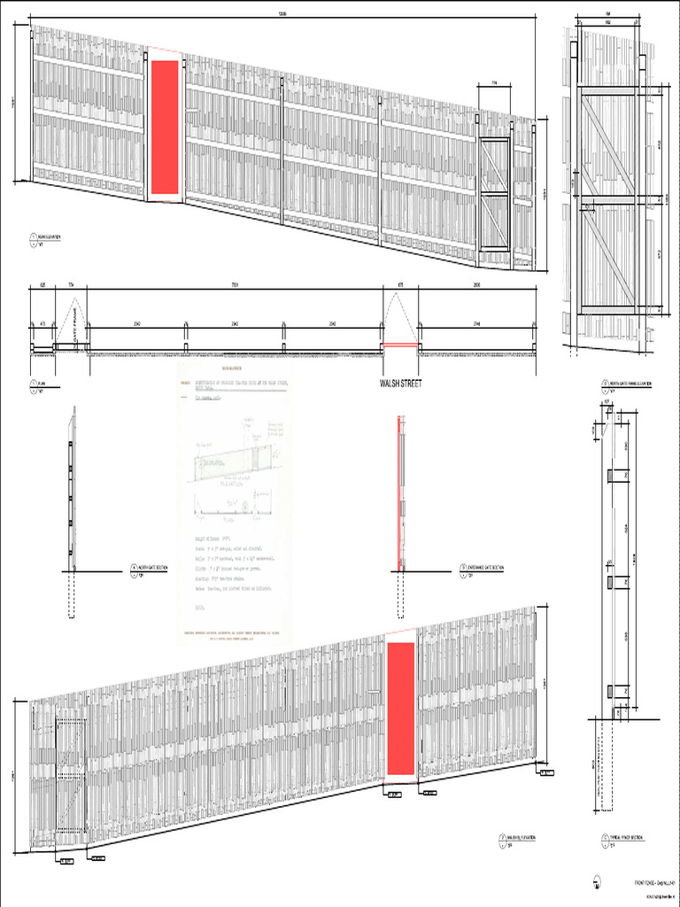 The Walls Around Us Student Competition Walsh Street Plans 2 | PDF