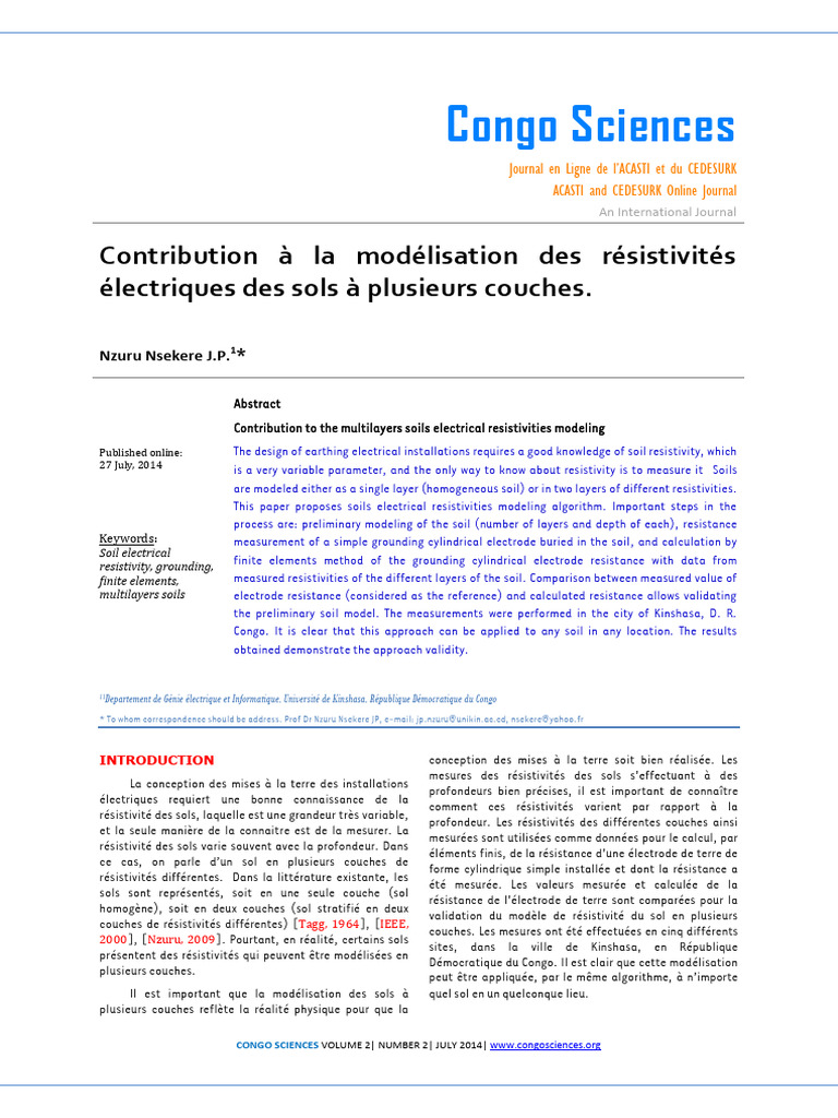 Modélisation des résistivités des sols | PDF | Fonction (Mathématiques ...