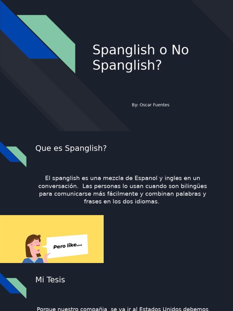 Beneficios del Spanglish en EE.UU. | PDF
