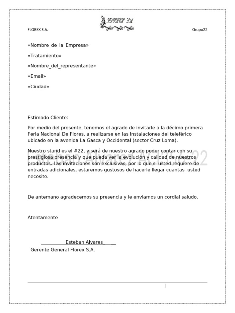 Carta Base | PDF