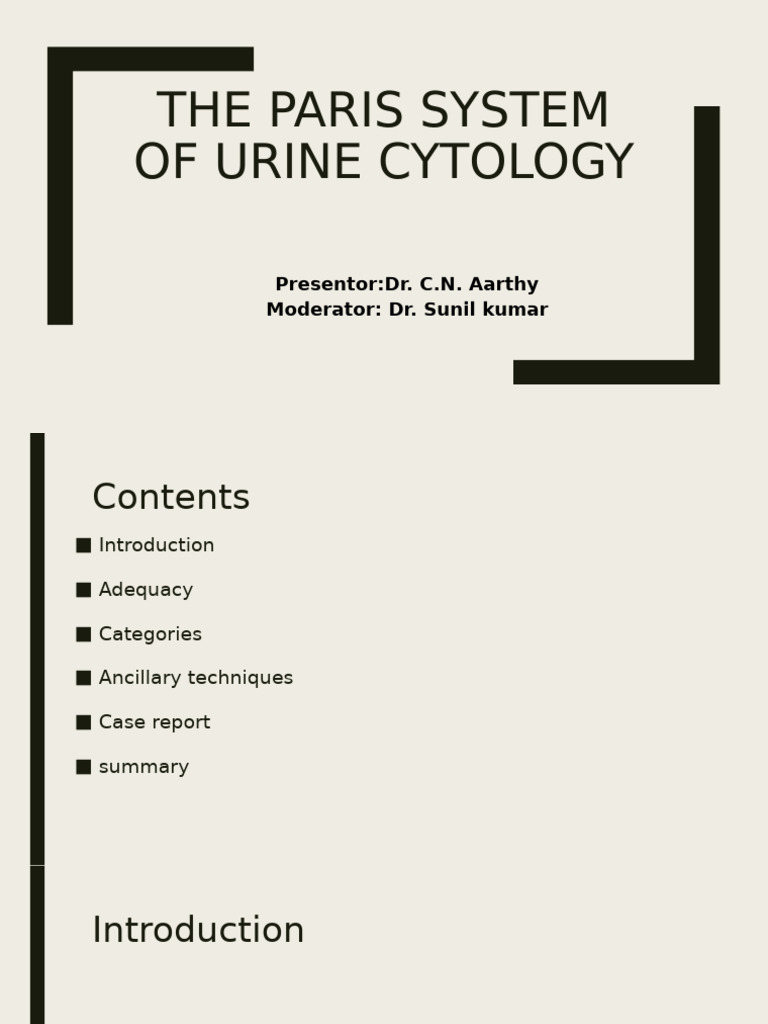 The Paris System of Urine Cytology 1 | PDF | Cytopathology | Necrosis