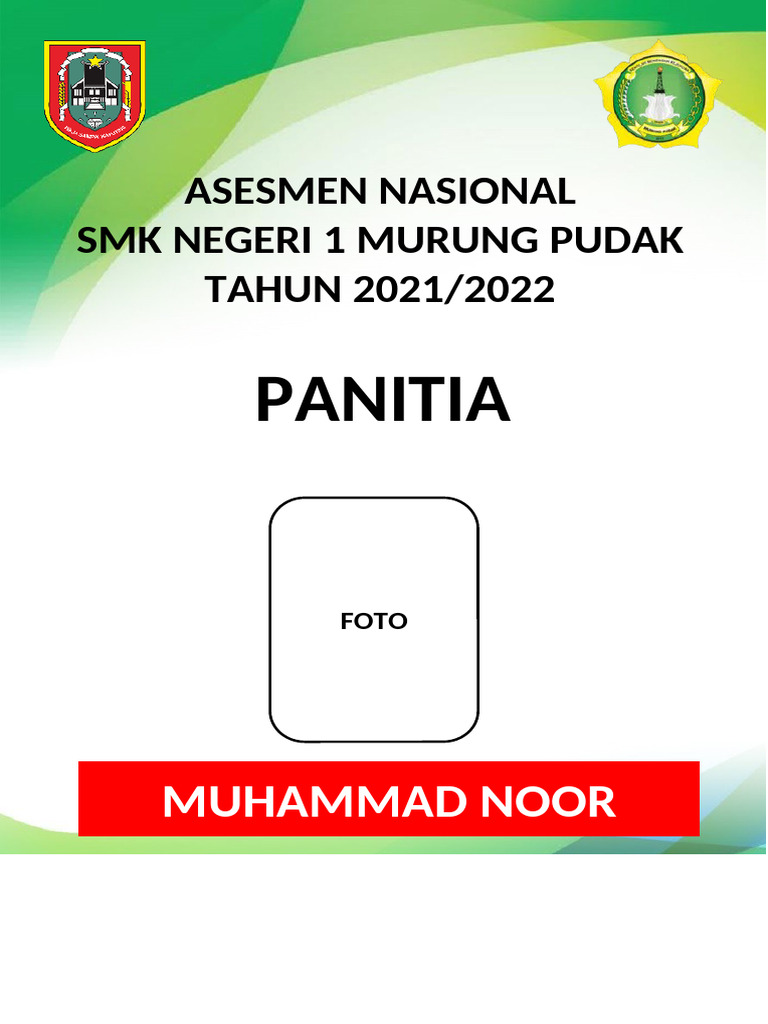 09. ID CARD PANITIA | PDF