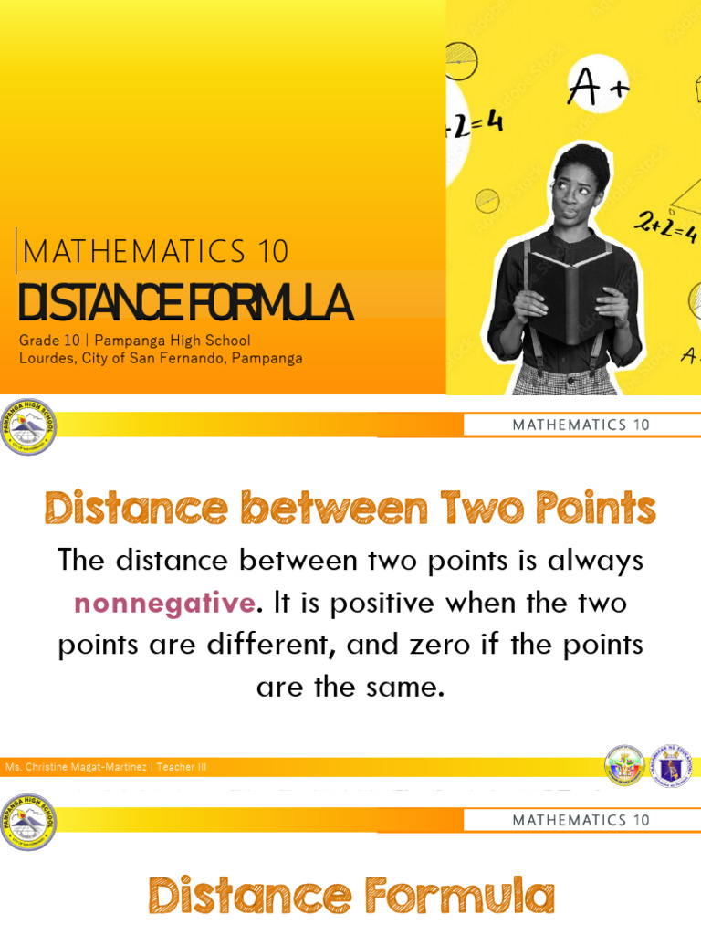 17 Distance Formula Midpoint | PDF | Cartesian Coordinate System ...