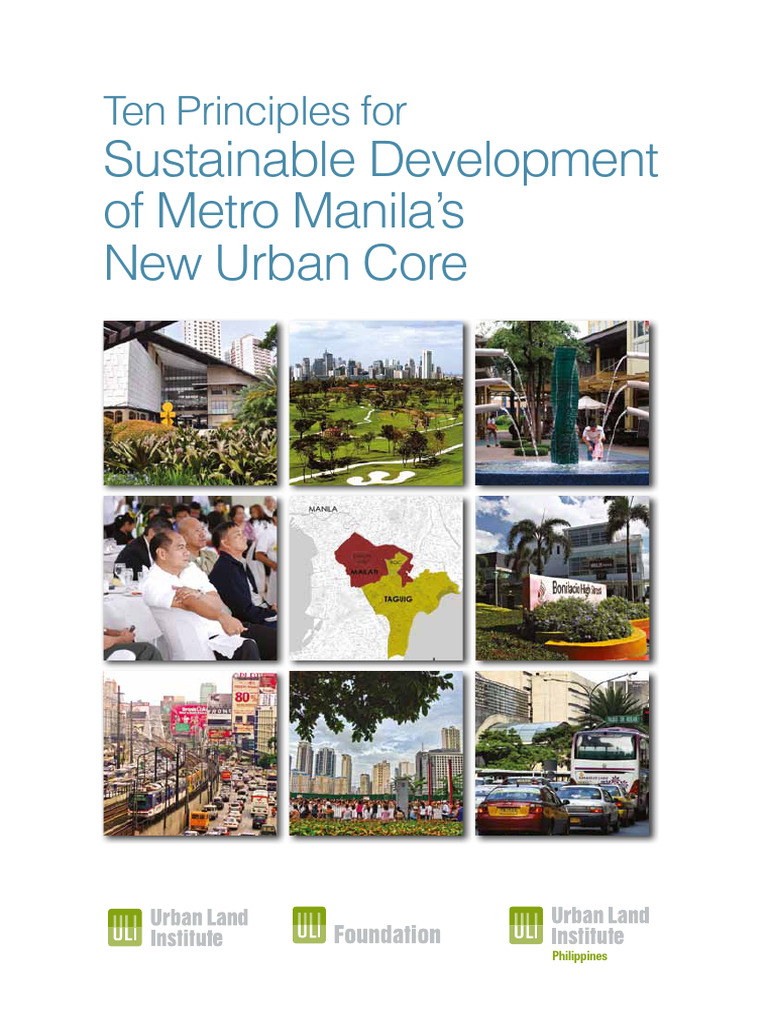 Ten Principles for Sustainable Development of Metro Manila’s New Urban ...