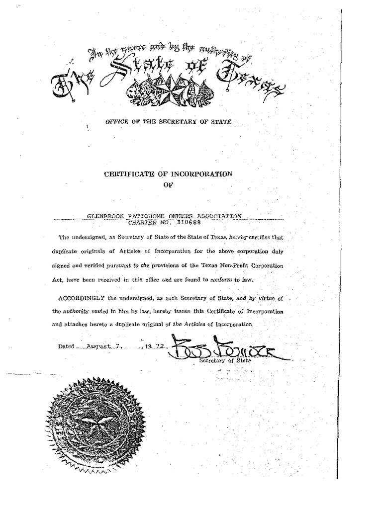 HOA Governing Documents | PDF