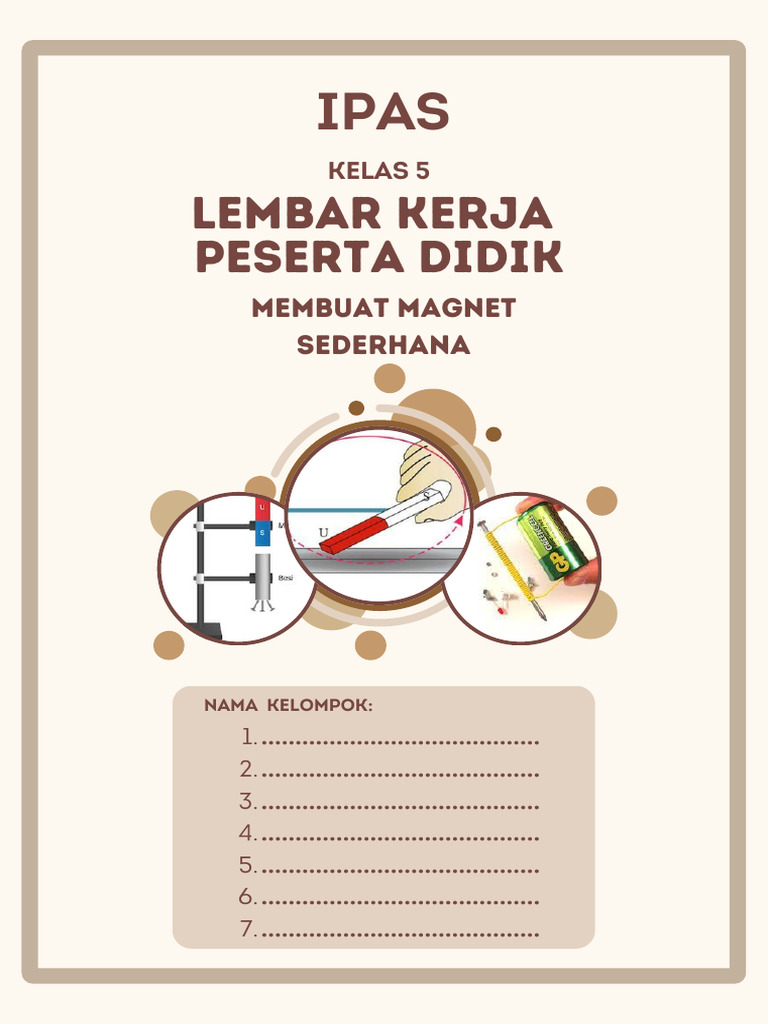 lkpd membuat magnet | PDF