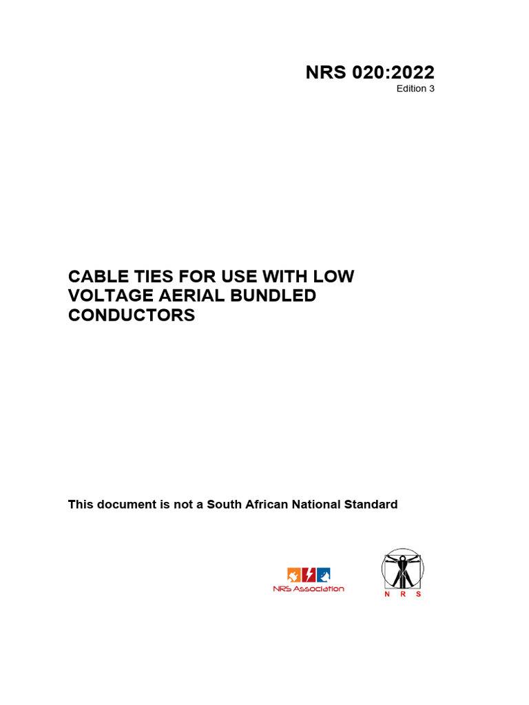 NRS 020 2022 | PDF | Specification (Technical Standard) | Electrical ...