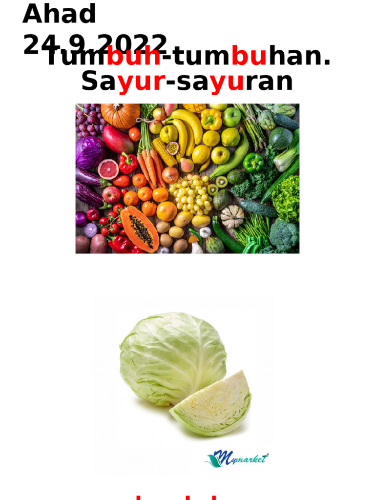sayur dan buah | PDF