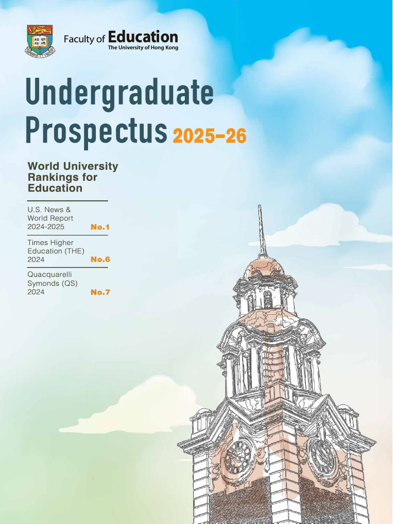 UG Prospectus 2025-26 - Faculty of Education | PDF | Behavior Modification