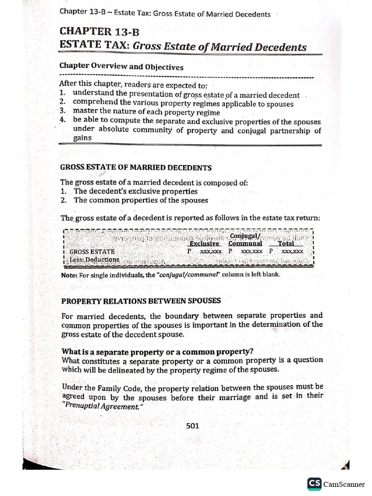 Rex Banggawan - Gross Estate Married | PDF