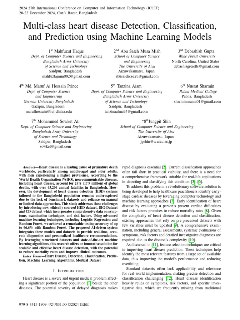 LLM Model Help To Analyze The Heart Disease Risk Factor | PDF | Machine ...