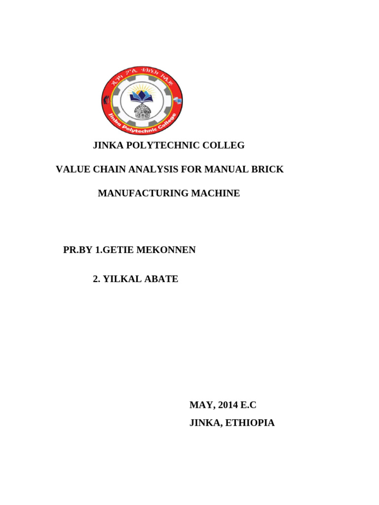 Manual B.M VC | PDF | Value Chain | Sampling (Statistics)